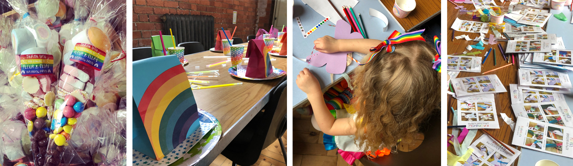 Creating a Rainbow Party